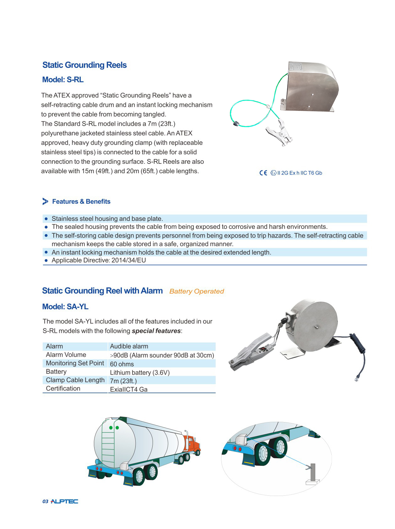 Static Grounding Reel S-RL - Atex Supplies Static Grounding Reel S-RL - Atex Supplies